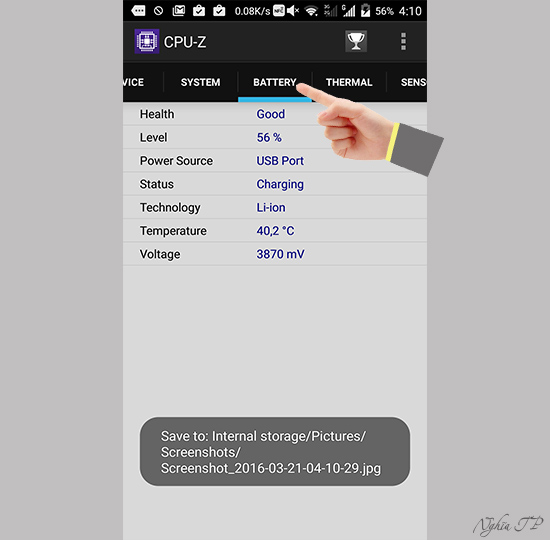 ZTE Axon kiểm tra máy bằng CPU-Z - Thegioididong.com
