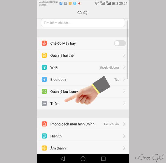 Chia sẽ kết nối trên Huawei GR5 Mini - Thegioididong.com